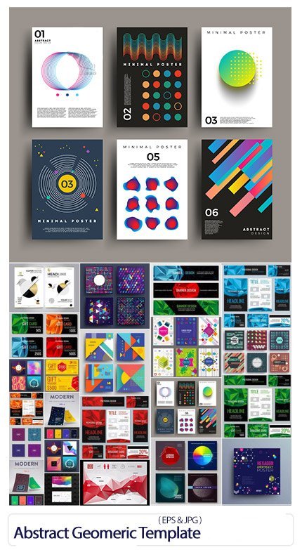 Abstract Geomeric Template Design | visualstorms