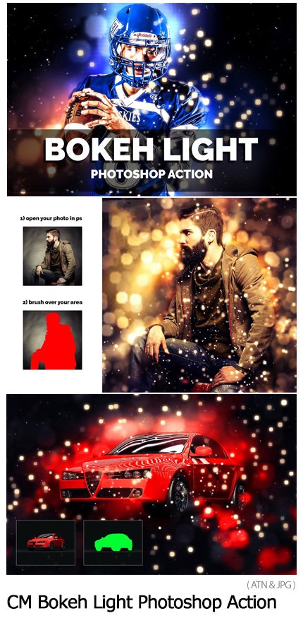 Bokeh Light Photoshop Action | visualstorms visualstorms