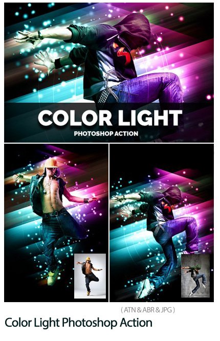 Color Light Photoshop Action | visualstorms visualstorms