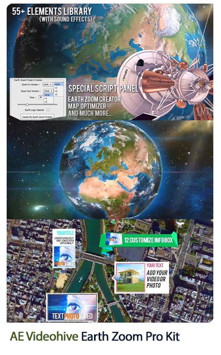Earth Zoom Pro Kit | visualstorms