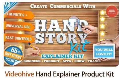Hand Explainer Product Commercial Kit | visualstorms