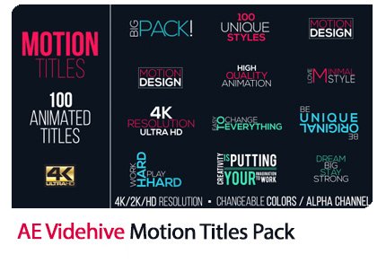Motion Titles Pack | visualstorms
