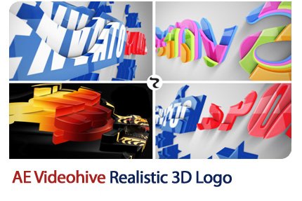 Realistic Cascading 3D Logo | visualstorms