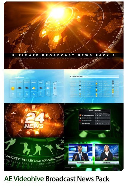 Ultimate Broadcast News Pack | visualstorms visualstorms