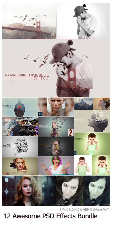 12 Awesome PSD Effects Bundle | visualstorms visualstorms