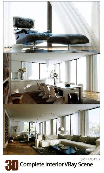 Complete Interior VRay Scene | visualstorms visualstorms