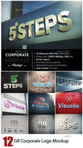 GraphicRiver Corporate Logo Mockup | visualstorms