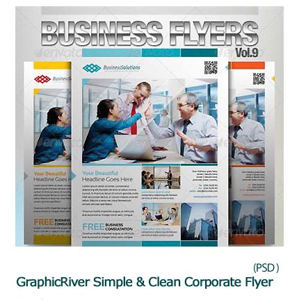 Simple Clean Corporate Flyer | visualstorms visualstorms