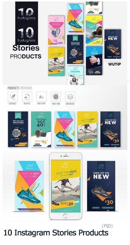 10 Instagram Stories Products | visualstorms visualstorms