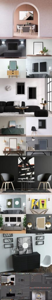 15 Realistic Poster PSD Mockups Collection | visualstorms