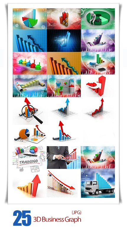 3D Business Graph | visualstorms