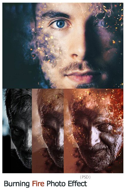 Burning Fire Photo Effect | visualstorms Burning Fire Photo Effect
