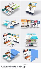 CM 3D Website Mock-Up | visualstorms CM 3D Website Mock-Up