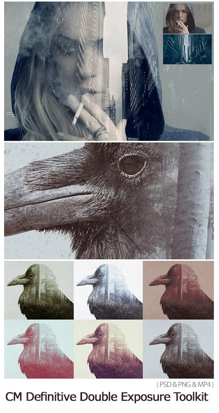 CM Definitive Double Exposure Toolkit | visualstorms
