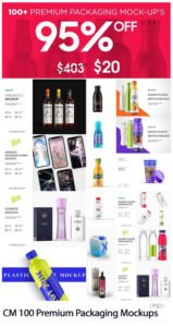 CreativeMarket 100 Premium Packaging Mock-ups | visualstorms