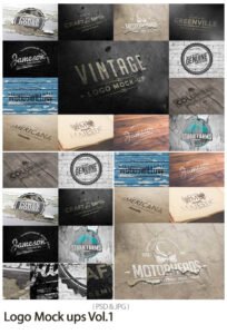 Logo Mockups Vol.1 | visualstorms Logo Mockups Vol.1