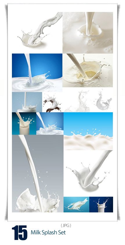 Milk Splash Set | visualstorms
