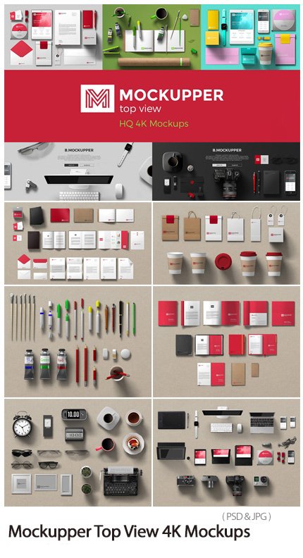 Mockupper Top View 4K Mockups | visualstorms visualstorms