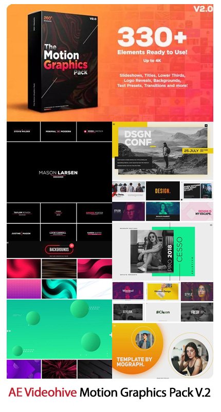 Motion Graphics Pack V.2 | visualstorms visualstorms