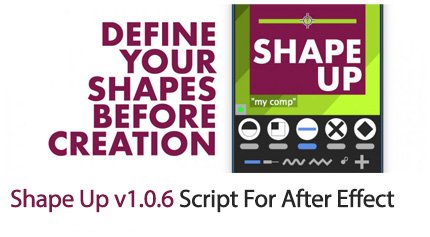 Shape Up v1.06 Script For After Effect | visualstorms