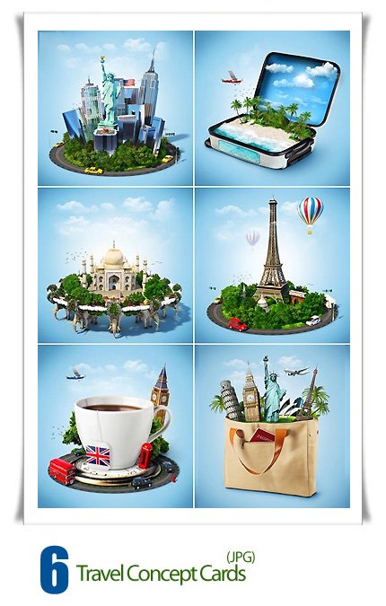 Travel Concept Cards | visualstorms