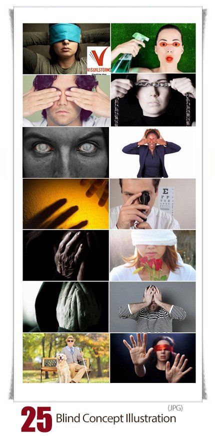 Blindness Concept Illustration | visualstorms