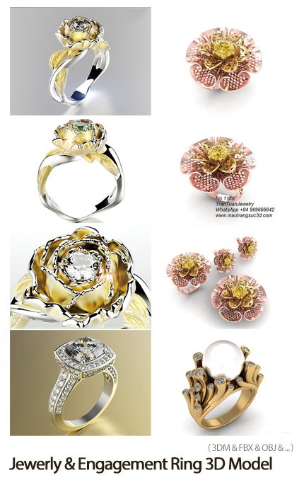 Cgtrader Jewerly And Engagement Ring 3D Print Model | visualstorms