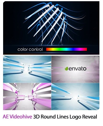 Lines And 3D Round Lines Logo Reveal | visualstorms