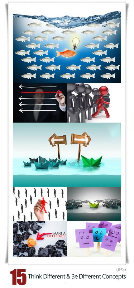 Photos Think Different And Be Different Concepts | visualstorms