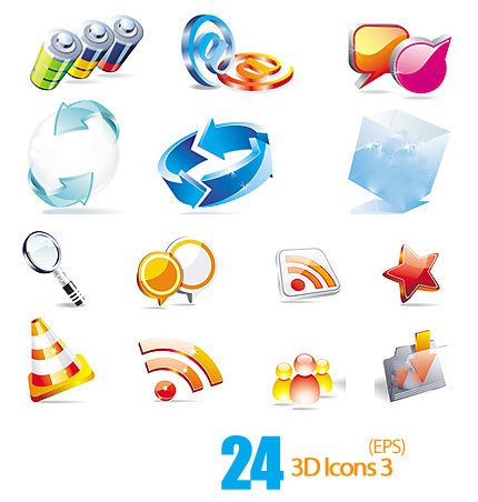 3D Icons 03 | visualstorms 3D Icons 03 visualstorms