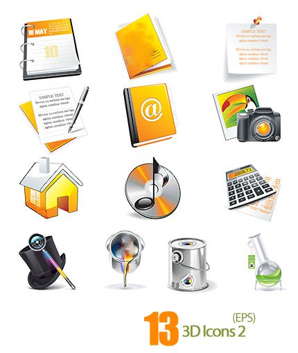 3D Icons 02 | visualstorms 3D Icons 02 visualstorms