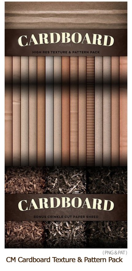 CM Cardboard Texture And Pattern Pack | visualstorms