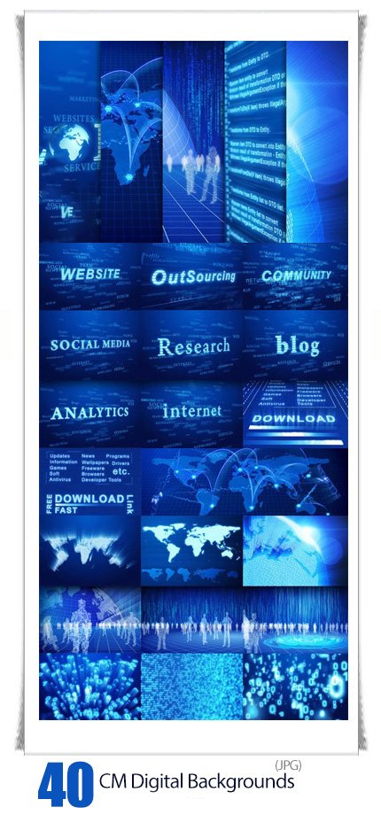 CM Digital Thematic Backgrounds Pack | visualstorms