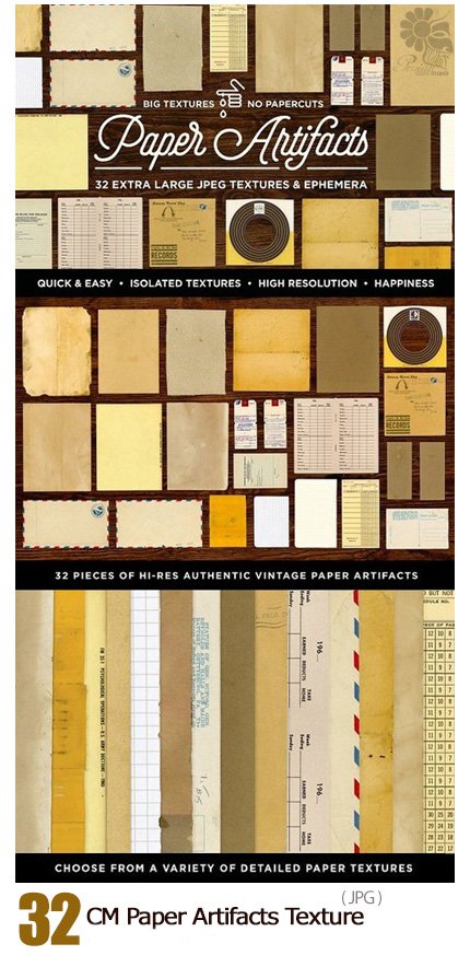 CM Paper Artifacts Texture And Ephemera | visualstorms