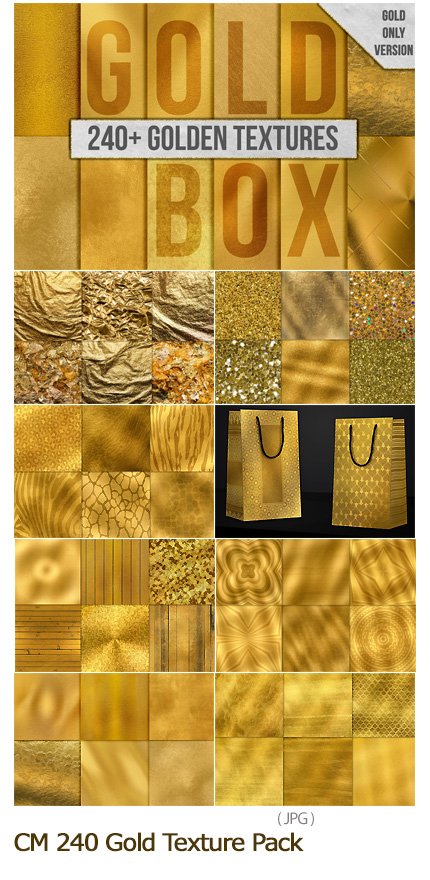 CreativeMarket 240 Gold Background Texture Pack | visualstorms