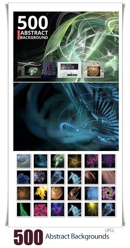 DesignBundles 500 Abstract Backgrounds | visualstorms