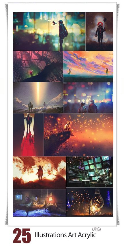 Fantastic Illustrations Art Artwork Acrylic | visualstorms