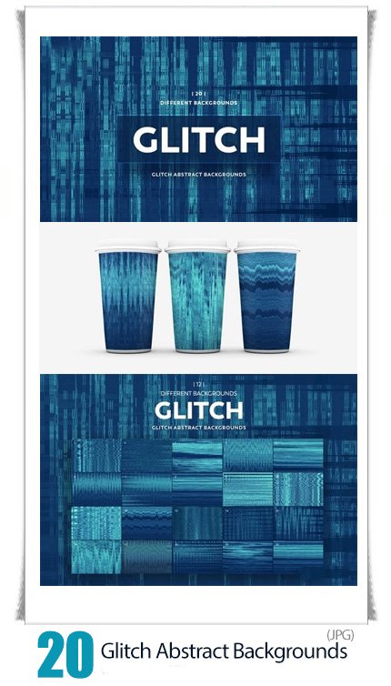 Glitch Abstract Backgrounds | visualstorms