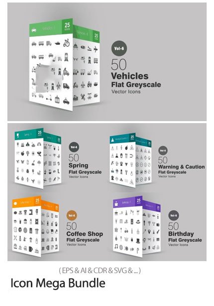 Icon Mega Bundle eps | visualstorms Icon Mega Bundle eps