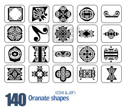 Oranate shape 04 | visualstorms Oranate shape 04