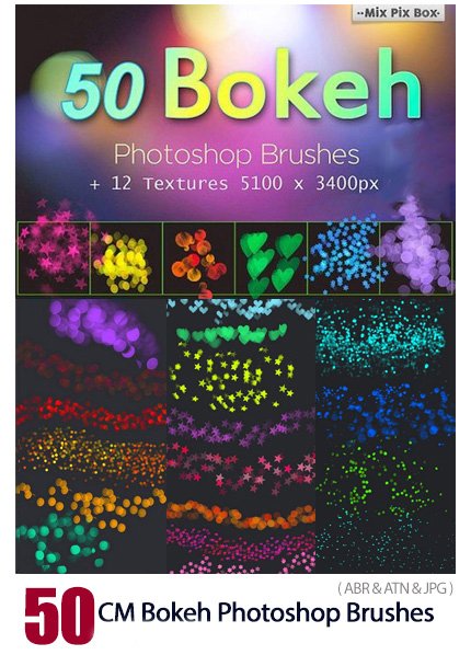 CM 50 Bokeh Photoshop Brushes | visualstorms visualstorms