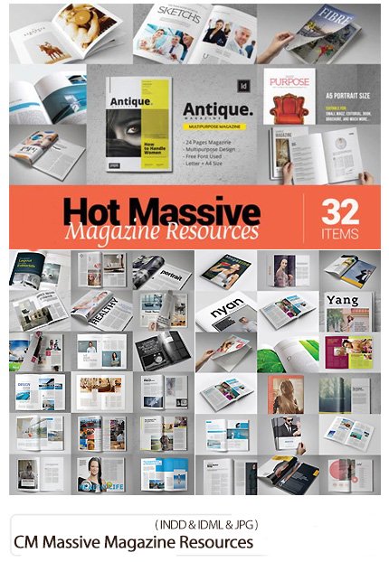 CM Hot Massive Magazine Resources | visualstorms