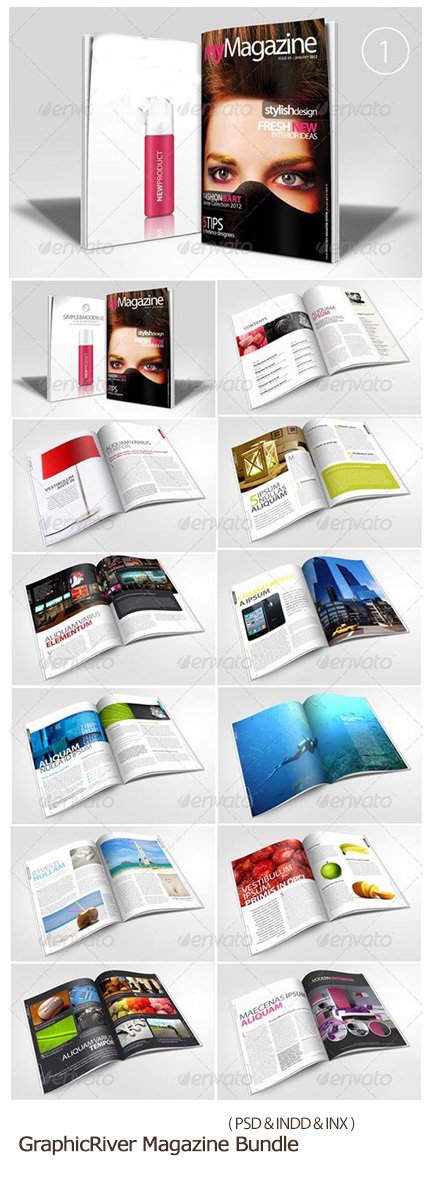 GraphicRiver Magazine Bundle visualstorms | visualstorms