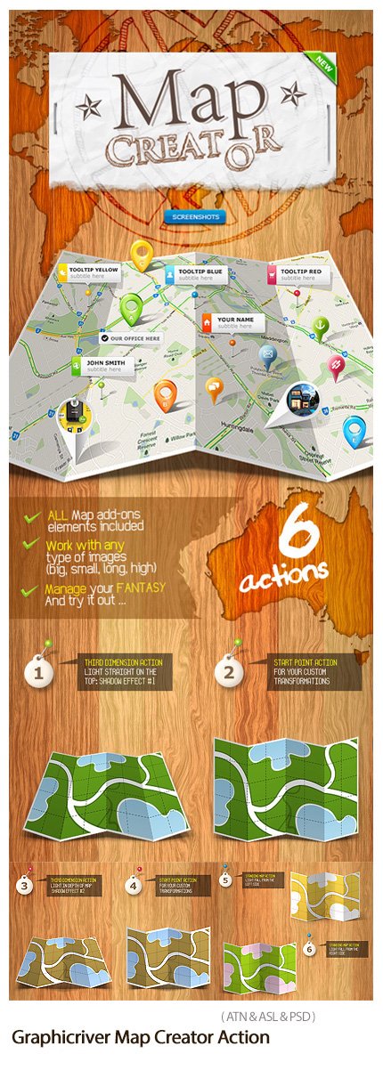 Graphicriver Map Creator Action | visualstorms visualstorms