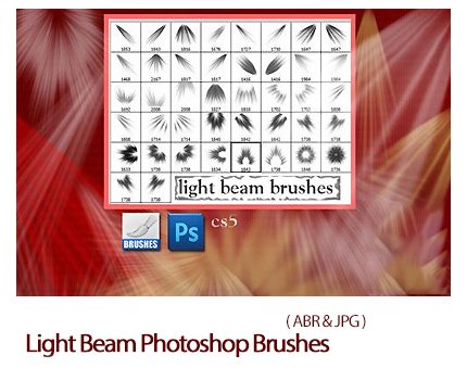 Light Beam Photoshop Brushes | visualstorms visualstorms
