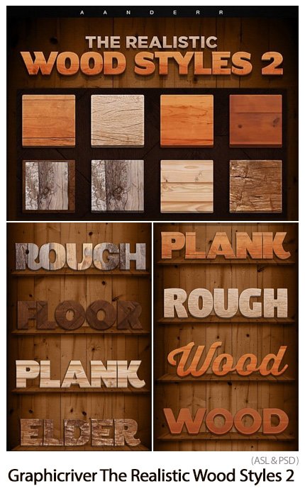 The Realistic Wood Styles 2 | visualstorms visualstorms