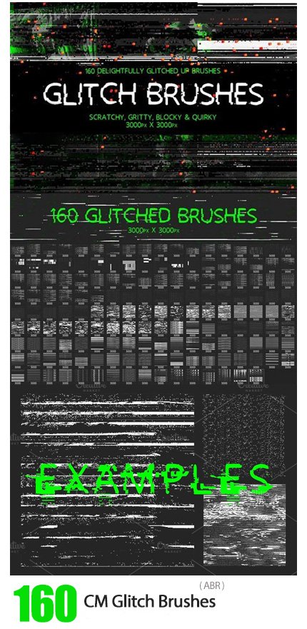 CM Glitch Brushes | visualstorms CM Glitch Brushes