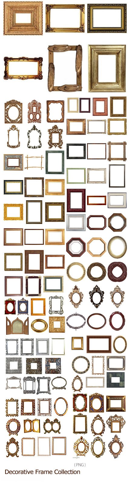 Decorative Frame Collection | visualstorms Decorative Frame Collection