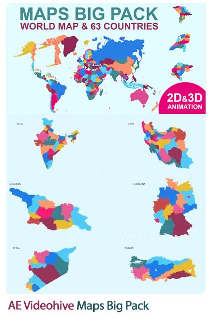 Maps Big Pack | visualstorms