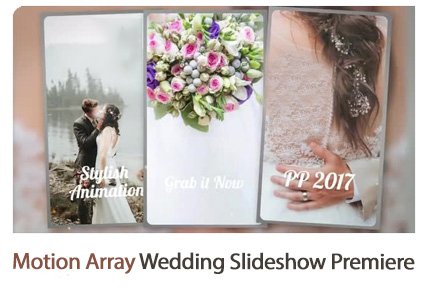 Motion Array Wedding Slideshow Premiere Pro Templates | visualstorms